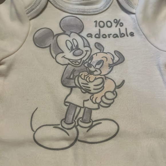 Disney | Shirts & Tops | Mickey Mouse Newborn Onesies Gender Neutral ...